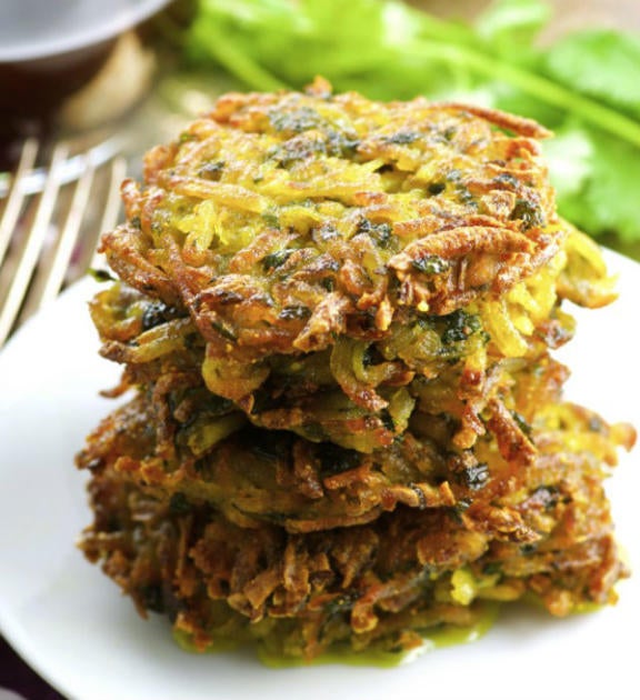 Vegan Latkes for Hanukkah | The Nosher Vegan Latkes for Hanukkah | The Nosher